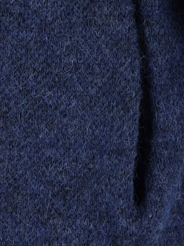 COOR Argyle Wool And Alpaca-blend Zip-up Cardigan - Blue