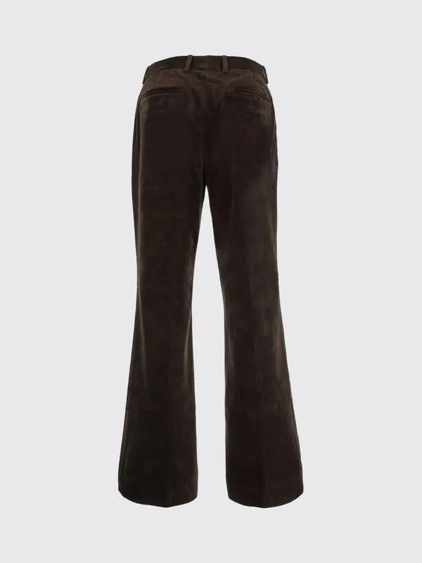 TONYWACK Flared Mid-rise Corduroy Trousers With Off-centre Closure