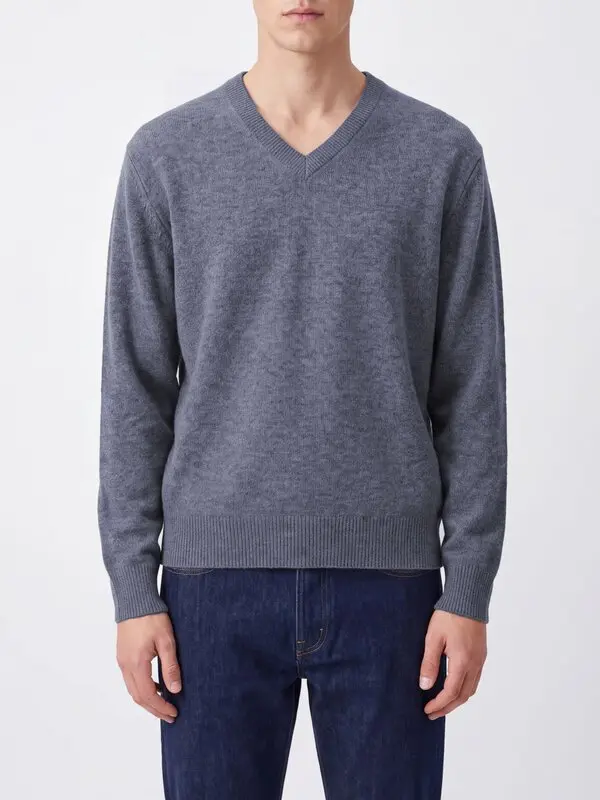 DUNST V-neck Jumper In Wool And Cashmere