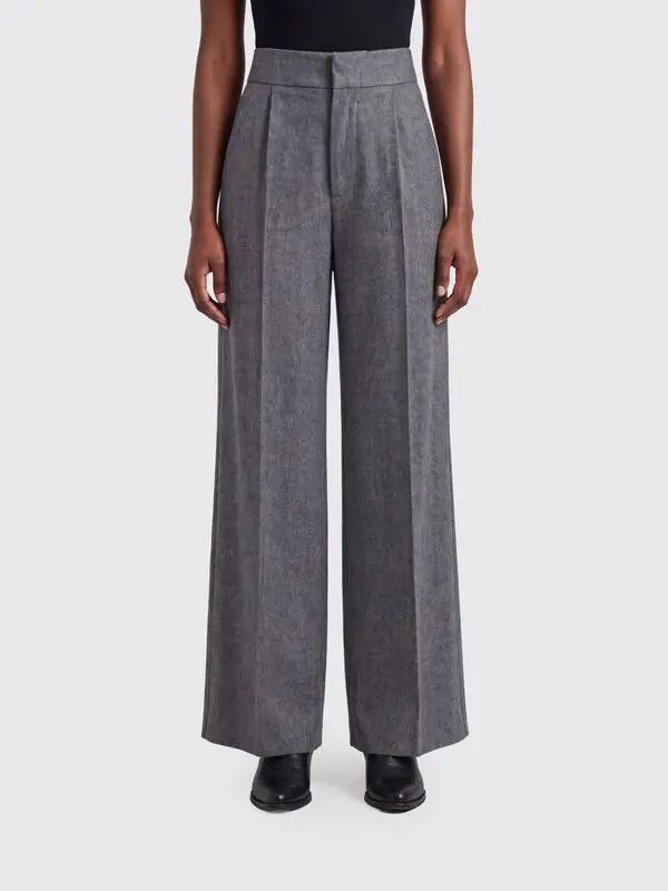 SA SU PHI High-waisted Wool And Cashmere Palazzo Trousers With Pleats
