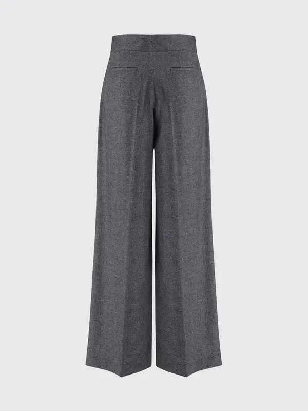 SA SU PHI High-waisted Wool And Cashmere Palazzo Trousers With Pleats