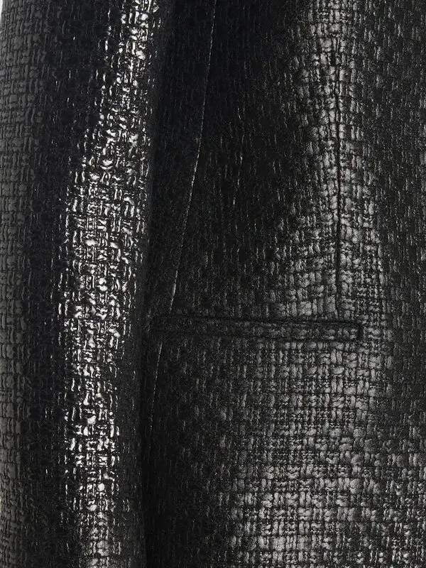 COLLINI MILANO 1937 Eva Slim Fit Woven Wool-blend Cropped Jacket