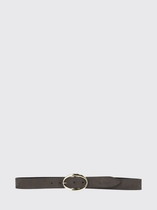 Orciani Adjustable Nubuck Leather Belt With Pin Buckle - Black