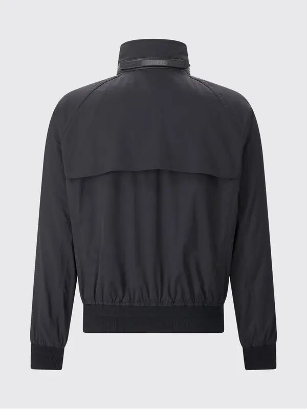 TOM FORD High Neck Technical Fabric Bomber Jacket With Zip Closure