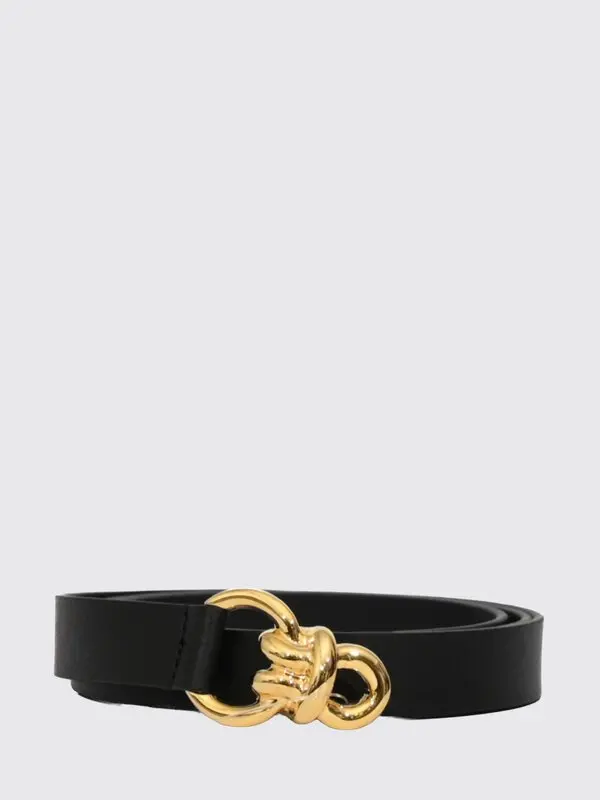 Tagliatore Adjustable Smooth Leather Belt With Metallic Buckle