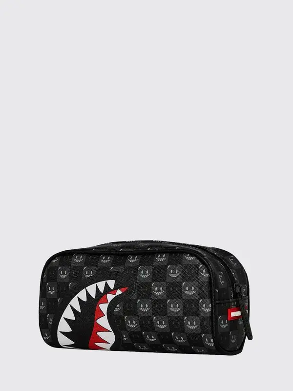 SPRAYGROUND Monogram Print Coated Cotton Travel Beauty Case