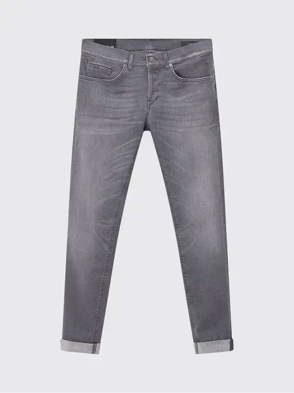 DONDUP George Slim Fit Five-pocket Jeans In Stretch Denim - Grey