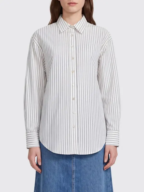 Isabel Marant Étoile Aurora Striped Cotton Poplin Shirt