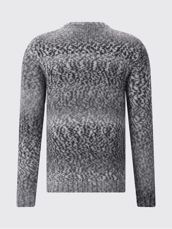 DONDUP Abstract Pattern Wool Blend Crewneck Jumper