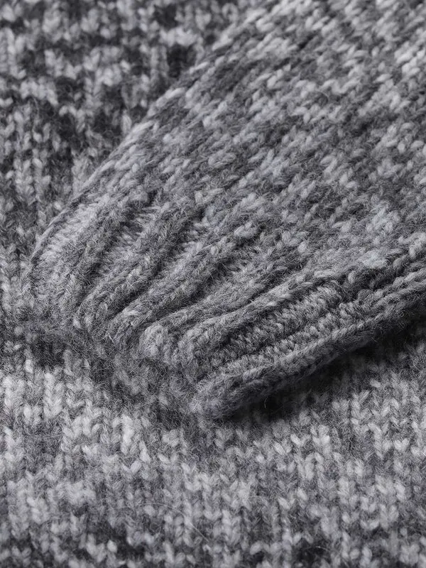 DONDUP Abstract Pattern Wool Blend Crewneck Jumper