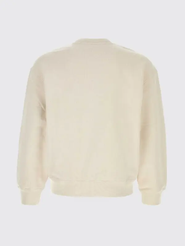 Maison Kitsuné Chillax Fox Logo Organic Cotton Crewneck Sweatshirt - Beige