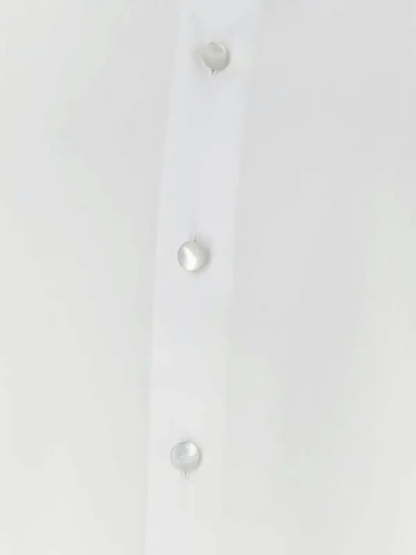 Giorgio Armani Classic Cotton Poplin Shirt With French Collar