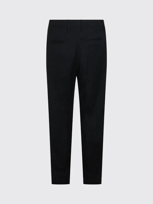 Canali Straight-leg Pleated Wool Trousers With Mid-rise Waist