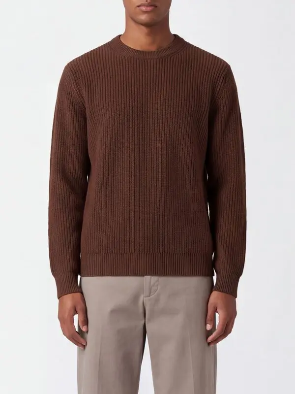 Canali Wool And Cashmere Blend Crewneck Jumper