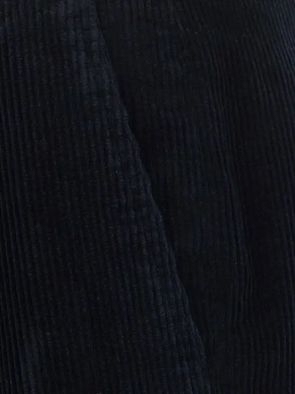 PT TORINO Slim Fit Pleated Corduroy Trousers - Blue