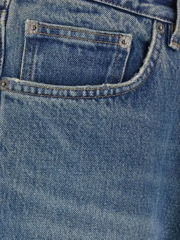 SUNFLOWER Mid-rise Straight-leg Jeans In Cotton Denim