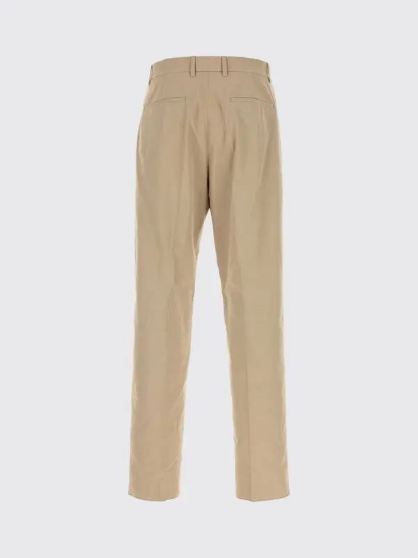 JIL SANDER Cotton Tailored Trousers With Off-center Closure