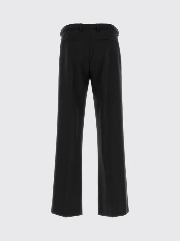 Dries Van Noten Wool Wide-leg Trousers With Adjustable Belt