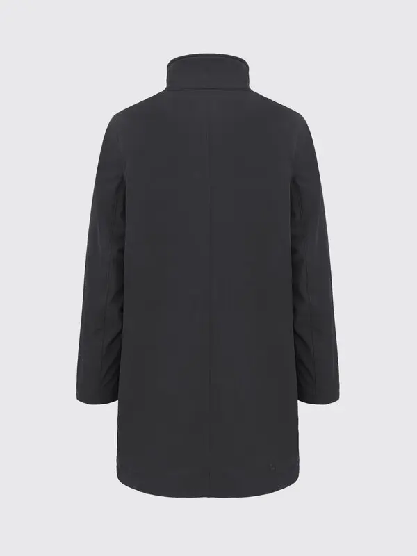 COLMAR Long Windproof Technical Fabric Parka With High Neck - Black