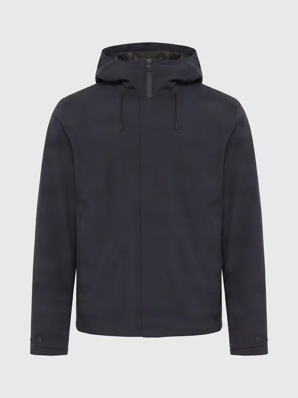 Woolrich Polyester Windbreaker Jacket With Drawstring Hood