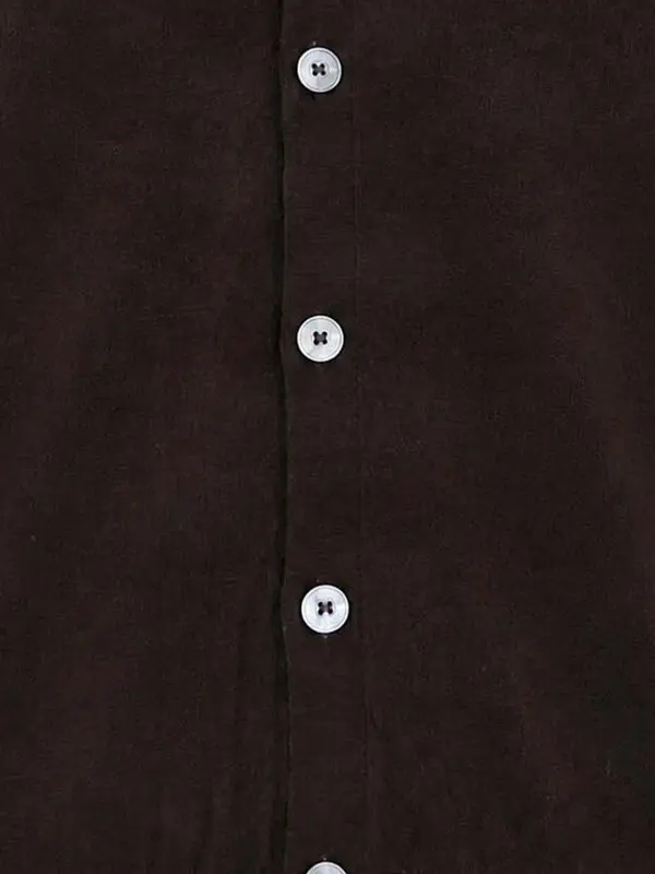 BALLANTYNE V-neck Pure Wool Cardigan With Ribbed Trims