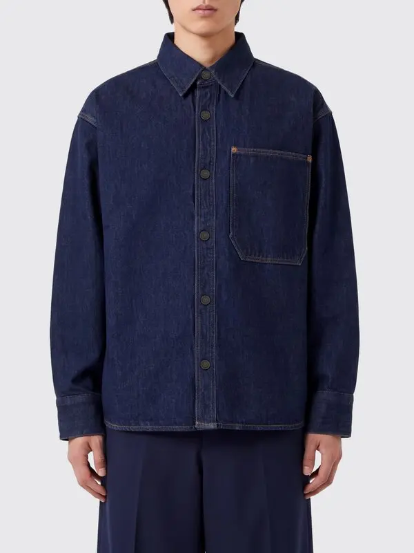AGOLDE Relaxed Fit Shirt In Recycled Cotton With Patch Pockets