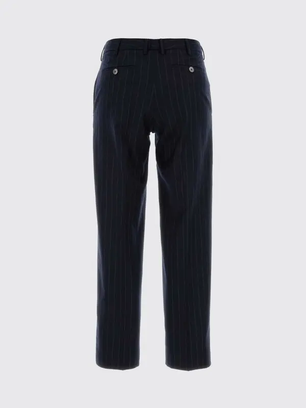 PT TORINO Pinstriped Slim Fit Tailored Trousers In Virgin Wool