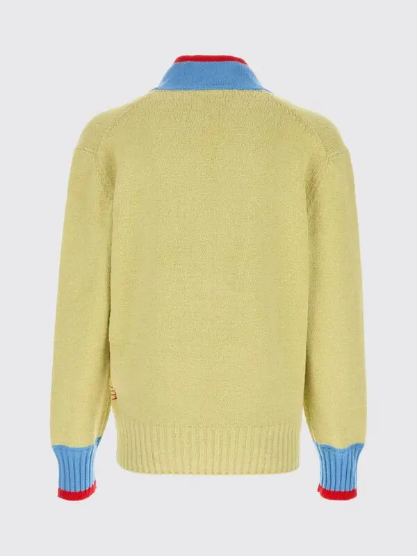 JW Anderson Abstract Pattern V-neck Cotton-blend Jumper