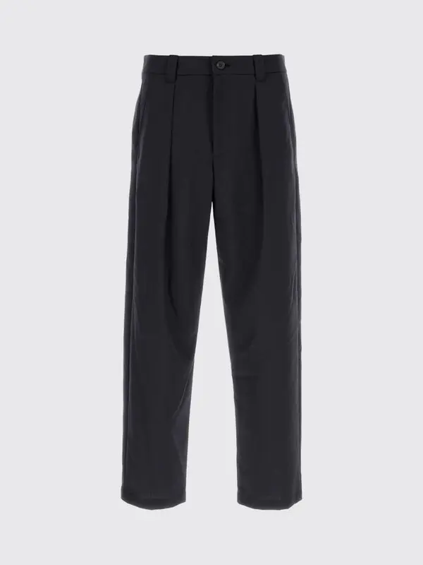 A.p.c. Tailored Wool-blend Trousers With Mid-rise Waist And Pleat Detail