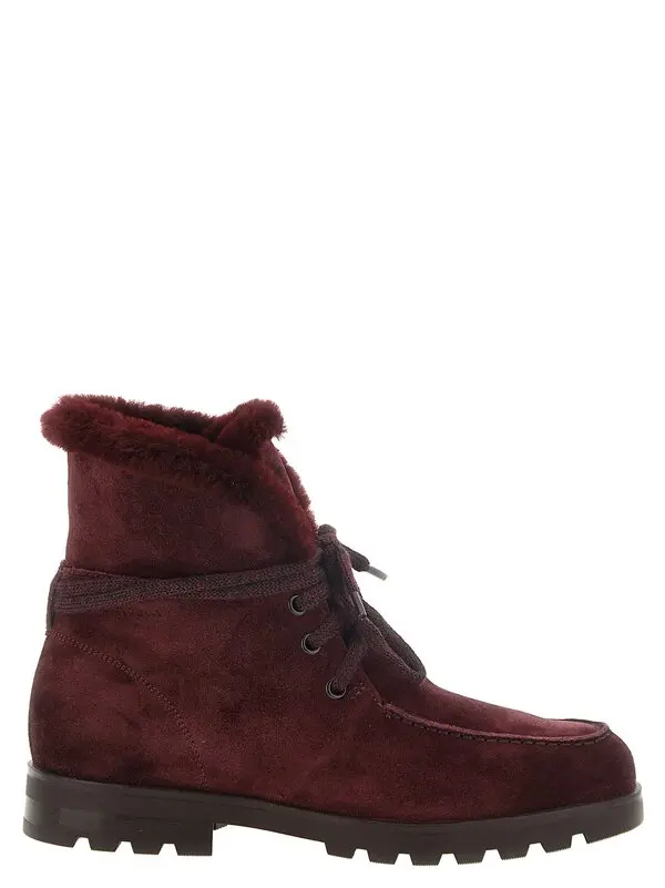 Santoni Suede Ankle Boots - Multicolor