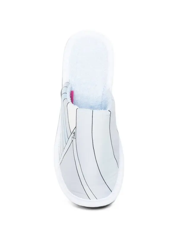 Emilio Pucci Silk Slippers By