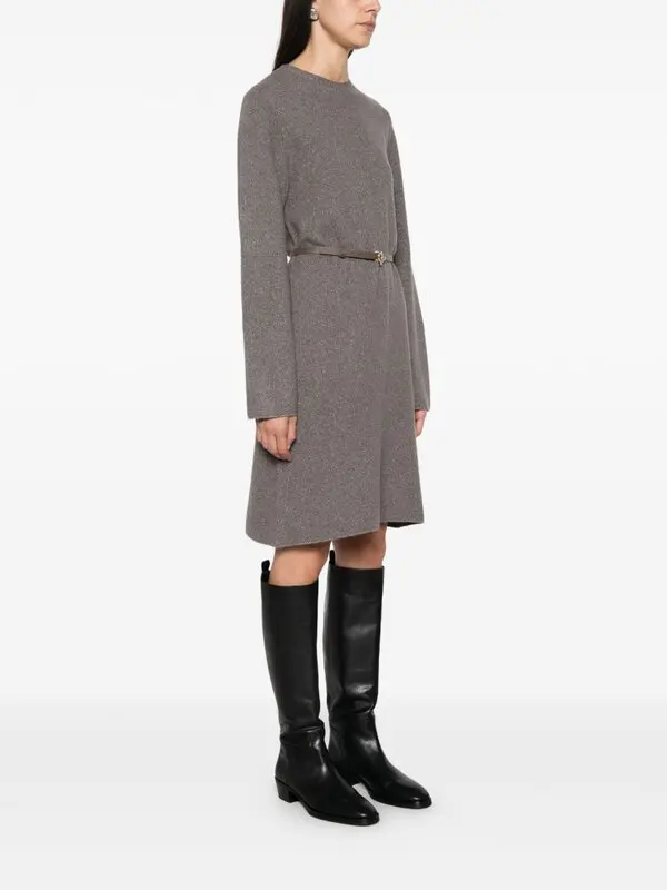 Fabiana Filippi Wool Blend Midi Dress
