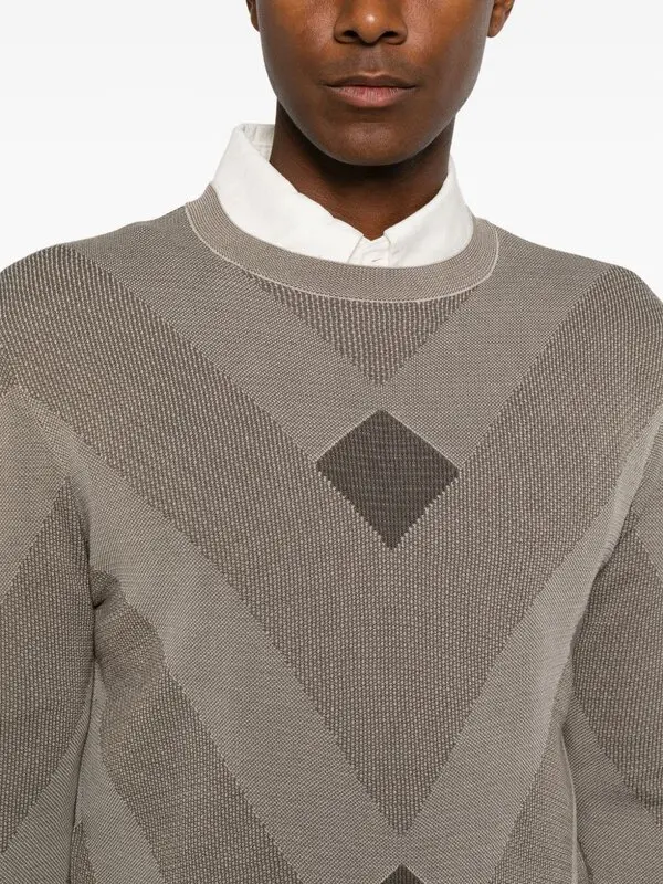 Emporio Armani Cotton Crewneck Sweater