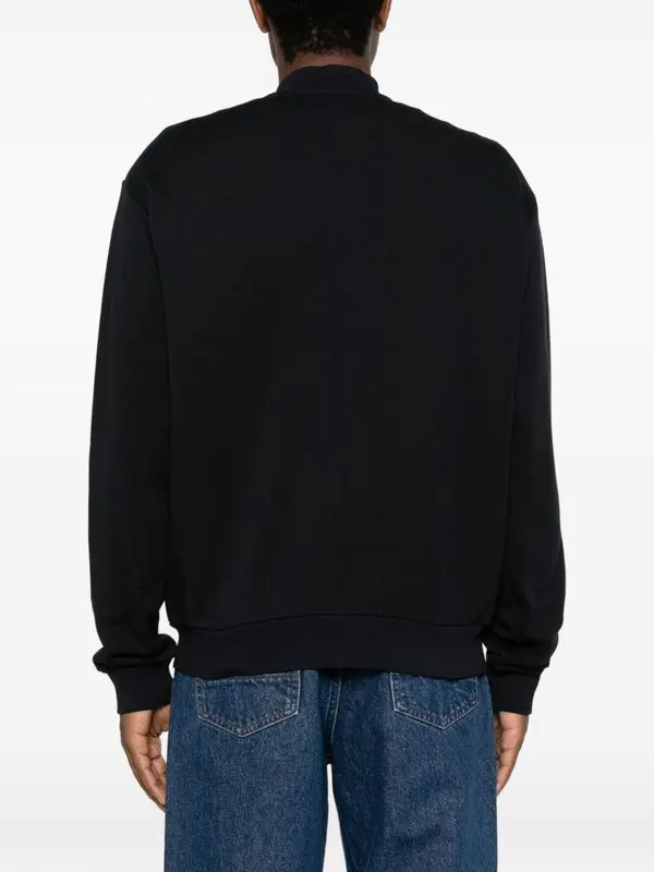 Emporio Armani Logo Cotton Bomber Jacket