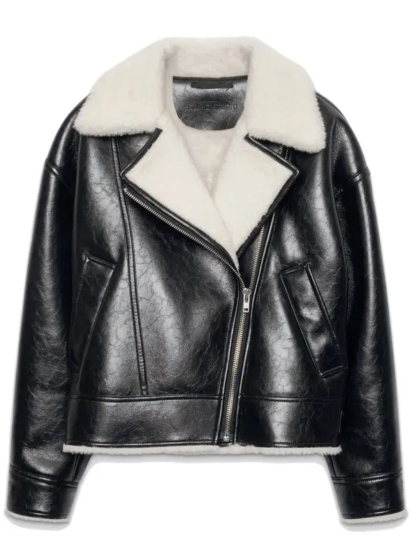 STAND STUDIO Collar Zip-front Jacket With Side Pockets