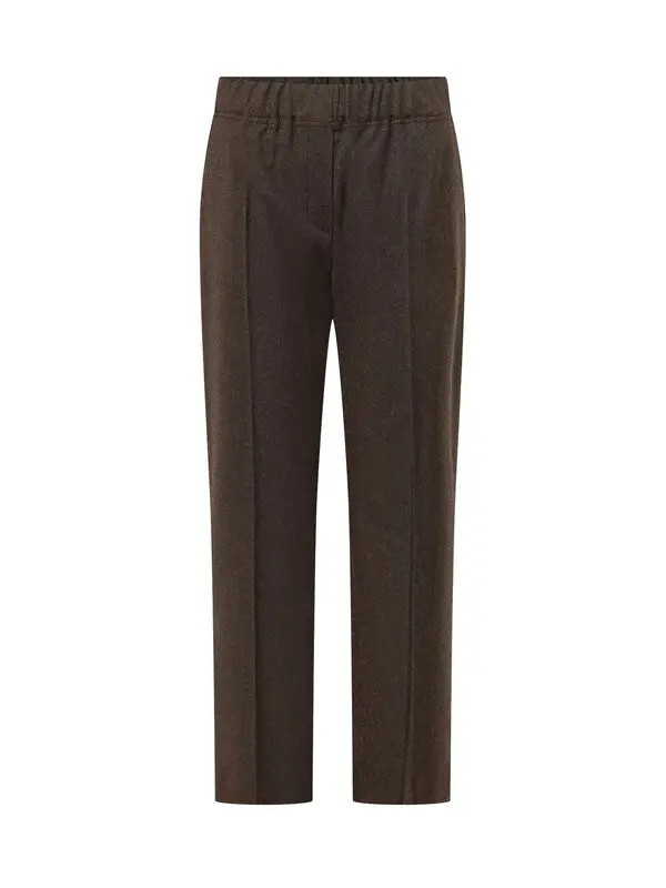 WEEKEND BY MAX MARA Wool-blend Straight-leg Trousers