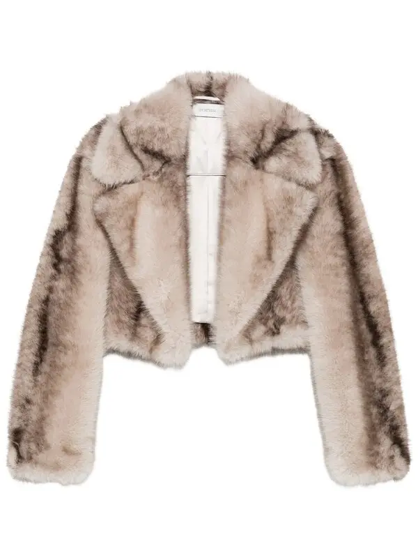 Sportmax Faux Fur Cropped Jacket