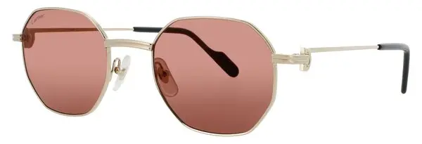Cartier Geometric Metal Sunglasses - In Description
