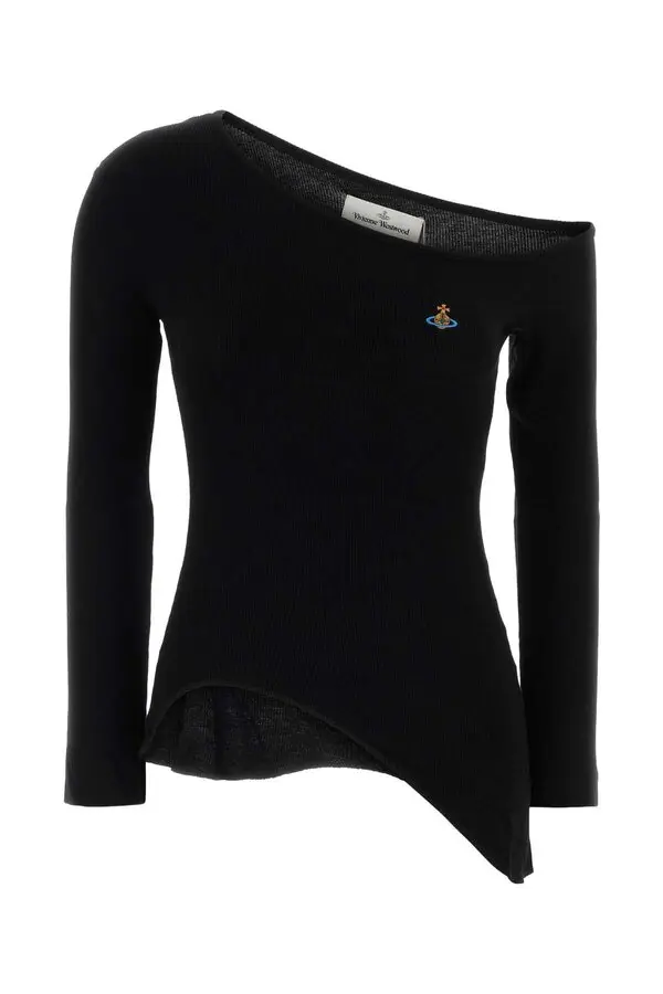VIVIENNE WESTWOOD Orgy Stretch Viscose T-shirt - Black