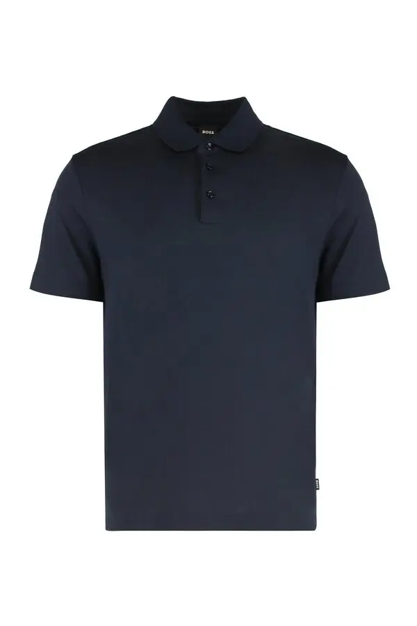 BOSS Mixed Cotton Short-sleeve Polo Shirt