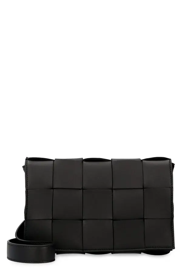 Bottega Veneta Cassette Maxi Intrecciato Mini Crossbody Bag