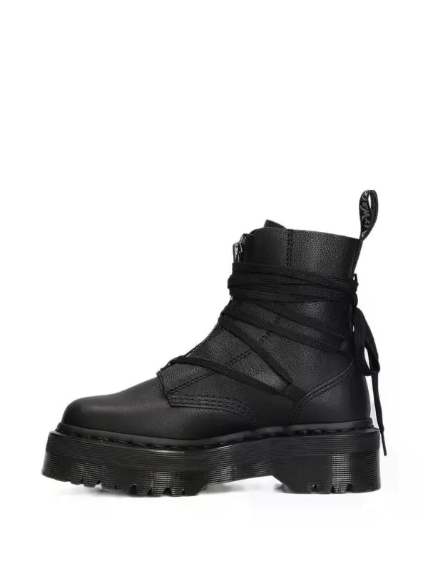 Dr. Martens Jarrick Combat Lace-up Zip-fastening Ankle Boots