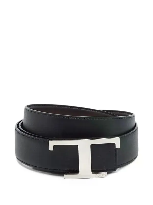 TOD'S T Buckle Reversible Belt