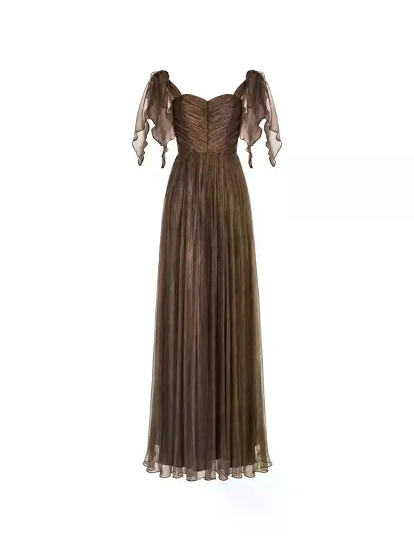 ROSERRY Elizabeth Off-shoulder Ruched Maxi Dress