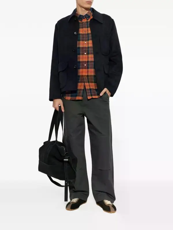 Paul Smith Checked Button-down Collar Shirt