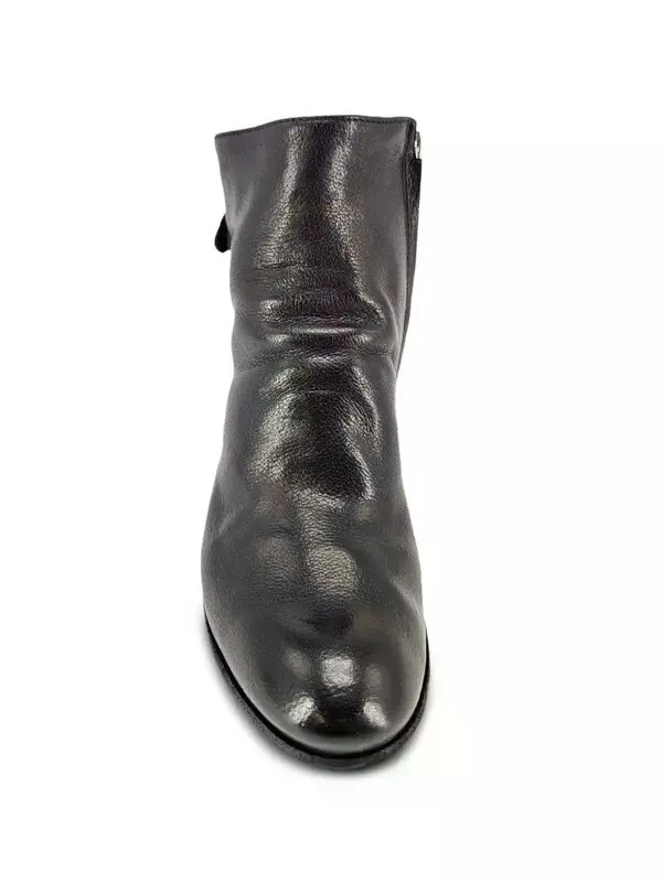 Officine Creative Chabrol/002 Buckled Leather Ankle Boots