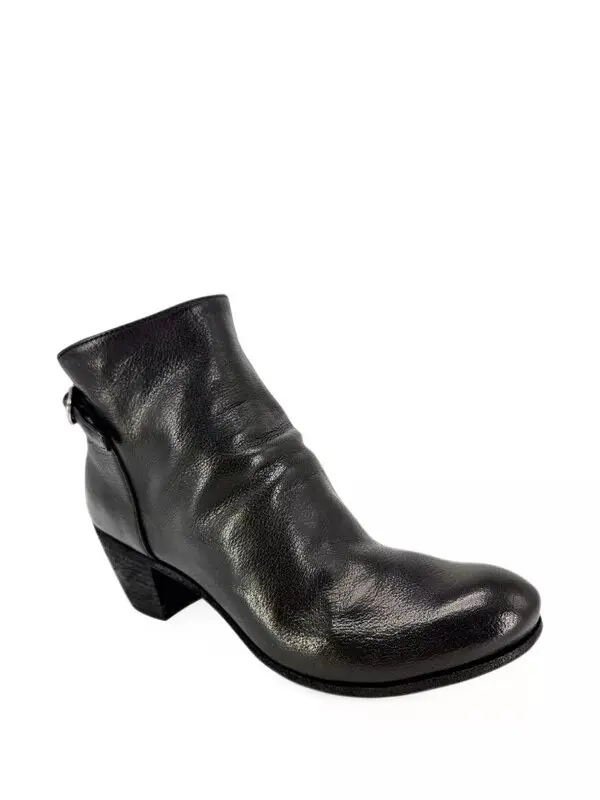 Officine Creative Chabrol/002 Buckled Leather Ankle Boots