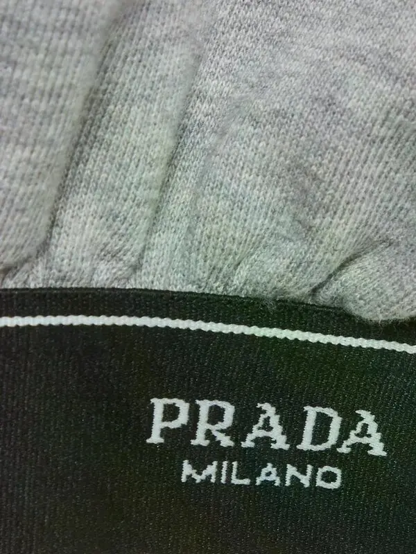 Prada 2022 Logo-waistband Cropped Hoodie