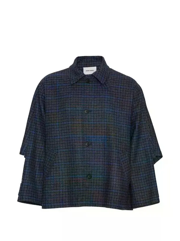 Henrik Vibskov Uncut Houndstooth-check Jacket
