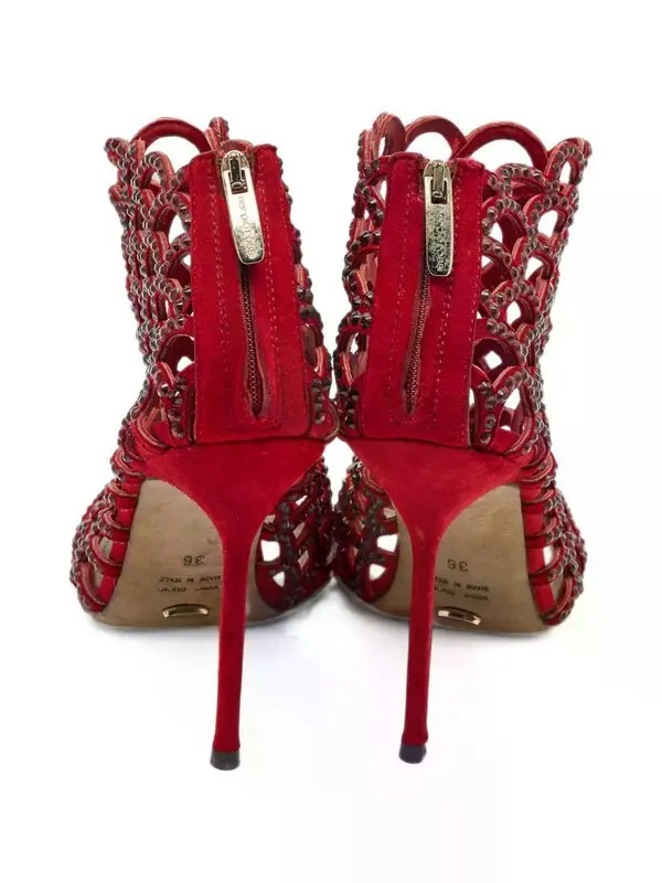 SERGIO ROSSI Crystal-embellished Ankle Boots